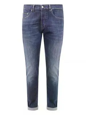 DONDUP Cuffed Denim Jeans - Blue