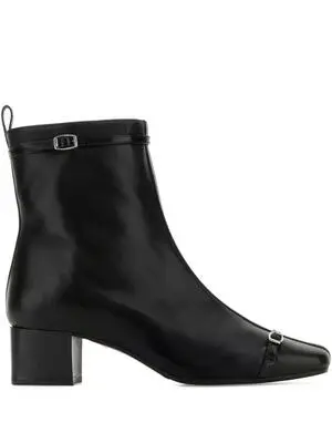 CAREL 50mm Buckle-strap Leather Ankle Boots