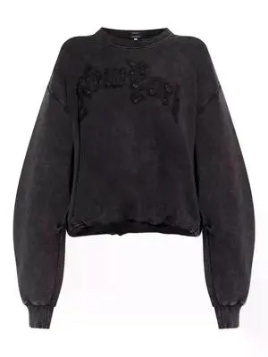 R13 Frayed Embellished Sweatshirt
