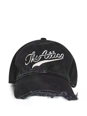 Attico Logo-embroidered Baseball Cap - Black