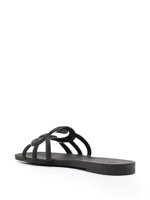 Gucci Interlocking G Slides - Black