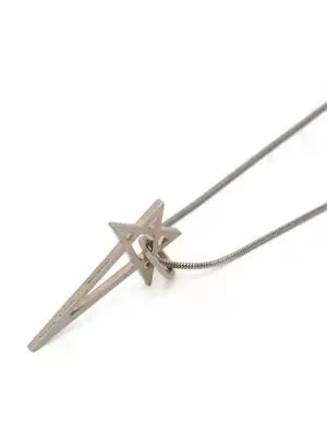 Rick Owens Pentagram Charm Necklace