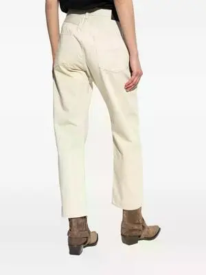 R13 Embroidered-pocket Straight-leg Jeans