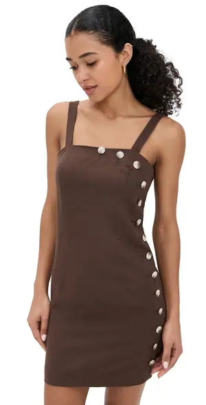 LE BOP Sylvie Mini Dress - Chocolate