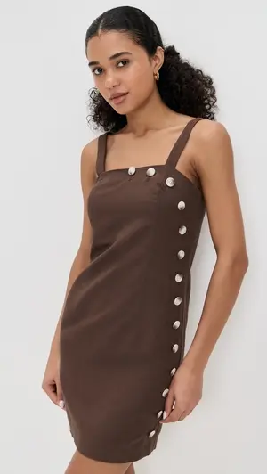 LE BOP Sylvie Mini Dress - Chocolate