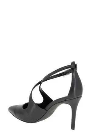 Bcbgmaxazria Ankle Strap D'orsay Pumps - Black