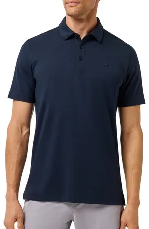 Travis Mathew Logo Polos For Men