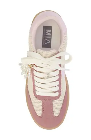 Mia Axel Sneaker - Off White/pink/white