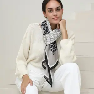 YOUZEY Lightweight Imitation Cashmere Scarf - Monochrome