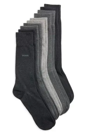 BOSS Assorted 5-Pack Crew Socks Black/grey