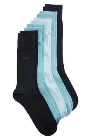 BOSS Assorted 5-pack Crew Socks - Blue Multi