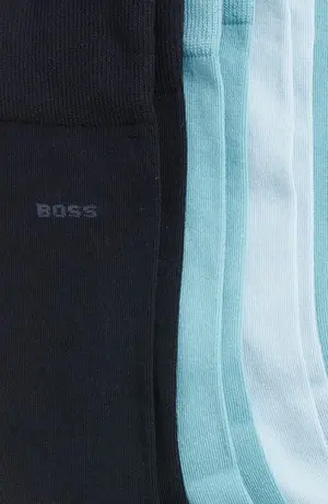 BOSS Assorted 5-pack Crew Socks - Blue Multi