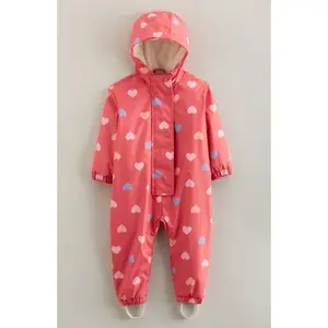 TUCKER + TATE Printed Puddle Suit - Pink Honey Simple Heart