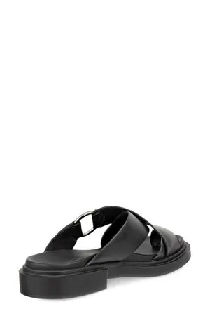 Ecco Metro Ring Slide Sandal - Black