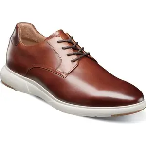 Florsheim Dash Plain Toe Derby - Cognac