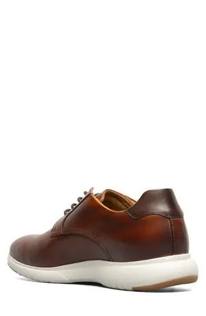 Florsheim Dash Plain Toe Derby - Cognac