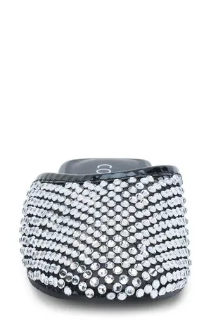 Matisse Karlie Rhinestone Mesh Mule - Black