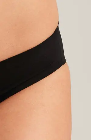 SAALT Seamless Bikini Bottom - Black