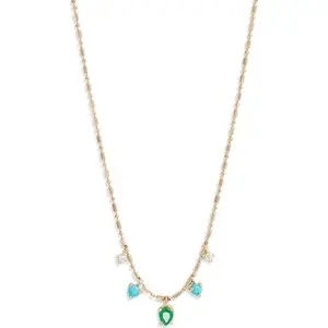 Zoe Chicco 14k Gold Emerald Necklace - Yellow Gold