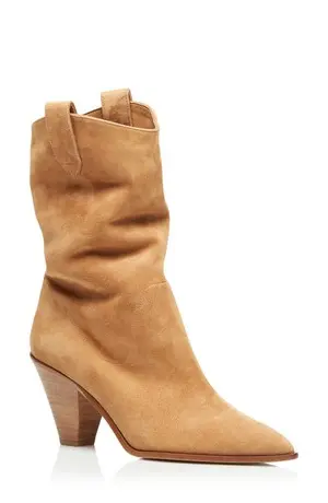 Stacked Heel Booties