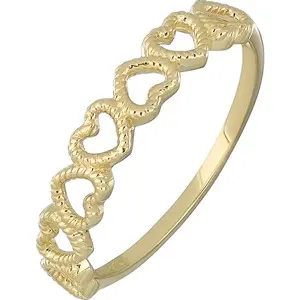 Bony Levy 14k Gold Open Hearts Ring - 14k Yellow Gold