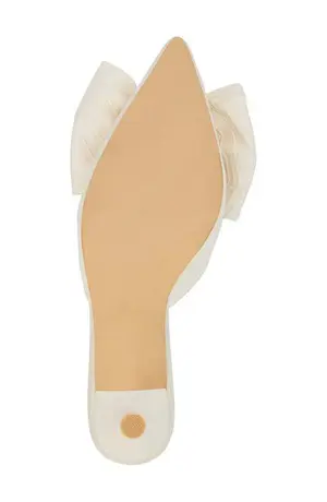 Matisse Goldie Bow Pointed Toe Mule - Cream