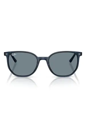 Ray-ban 52mm Square Sunglasses - Transparent Blue/blue