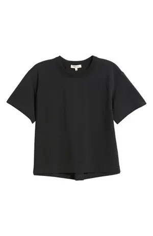 Madewell Back Pleat Classic T-shirt - Jet Black