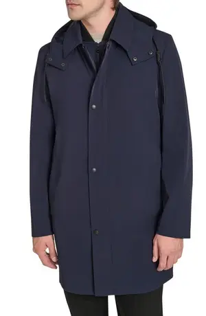 Cole Haan 3-in-1 Hooded Mackintosh - Navy