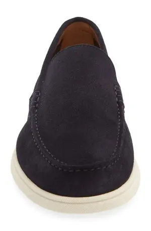 BOSS Sienne Moc Toe Loafer - Navy