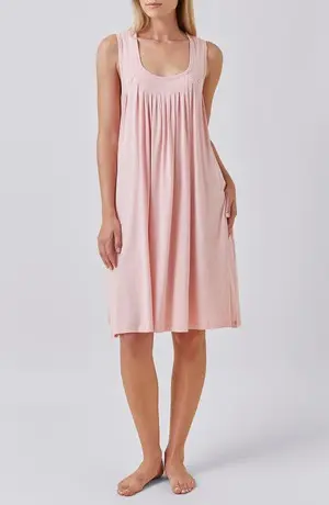 PAPINELLE Caty Soft Pleat Nightgown - Pink