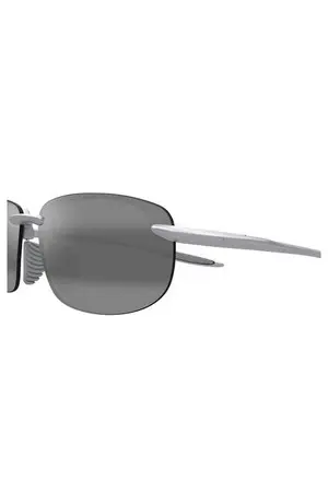 Maui Jim Ho'okipa Ultra Special Fit Polarizedplus2® 60mm Sunglasses - Silver