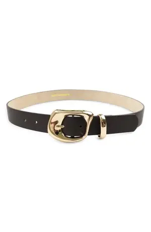 PETIT MOMENTS Link Belt - Chocolate/gold