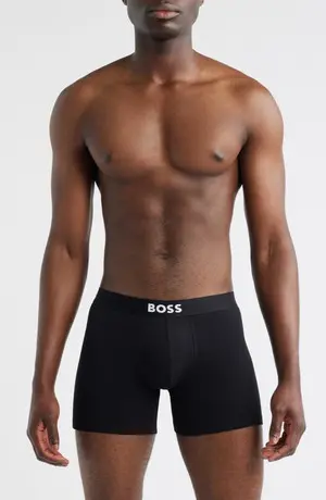 BOSS 3-pack One Boxer Briefs - Black/green/grey
