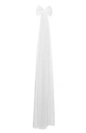 Brides & Hairpins Jagger Long Bow Hair Comb - Ivory