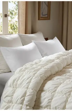 PARACHUTE Cozy Quilted Organic Cotton Comforter - Cream