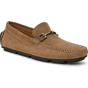 Bruno Magli Teramo Bit Driving Loafer - Taupe Suede