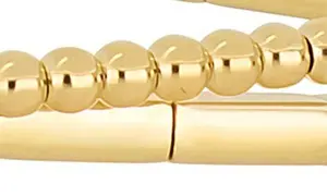 Bony Levy 14k Gold Crossover Bangle Bracelet