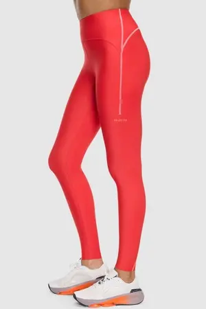 PELOTON Endurance Light Pop Stitch Legging - Hibiscus