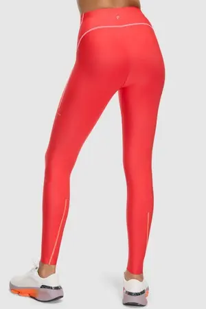 PELOTON Endurance Light Pop Stitch Legging - Hibiscus
