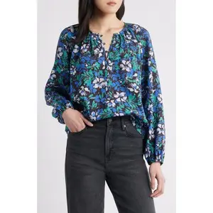 Rails Indi Floral Top - Meadowlark