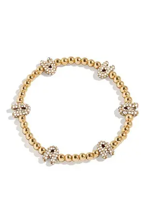 Baublebar Pavé Pisa Station Beaded Bracelet - Gold A