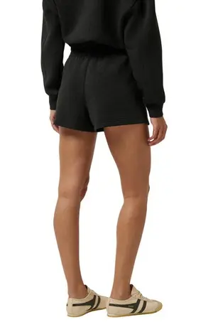 Travis Mathew Cloudscape Sweat Shorts - Black