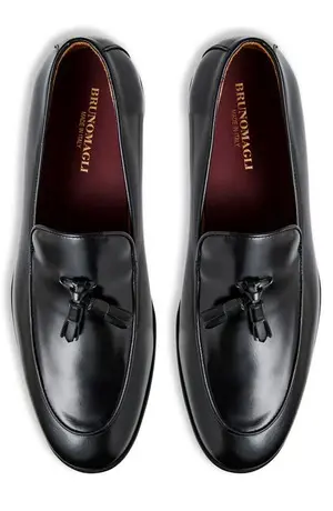 Bruno Magli Hugo Tassel Loafer - Black