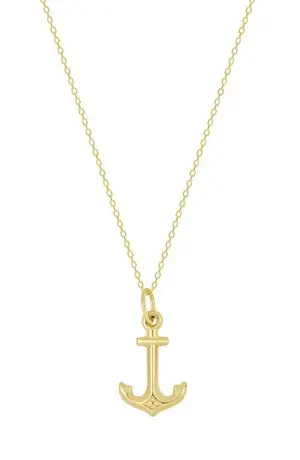 Bony Levy 14k Gold Anchor Pendant Necklace - 14ky