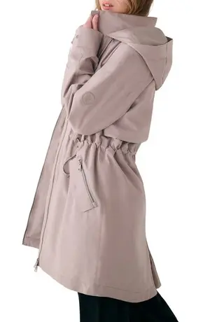 LOLE Piper 2.0 Hooded Water Repellent Raincoat - Pebble