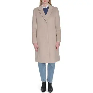 Cole Haan Wool-blend Coat - Bone