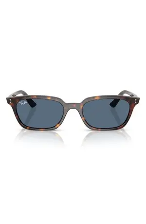 Ray-ban 53mm Pillow Sunglasses - Havana/dark Blue