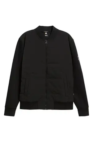 BOSS Skiles Padded Bomber Jacket - Black