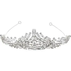 Brides & Hairpins Crystal Tiara Silver
